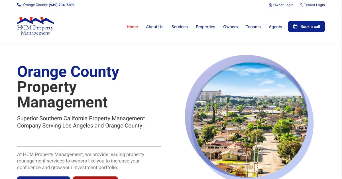 Orange County Property Managers | HCM Property Management